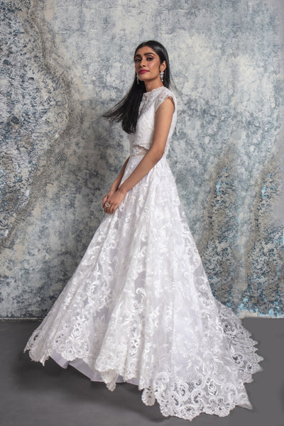 White Net Gown – TheStylease.com